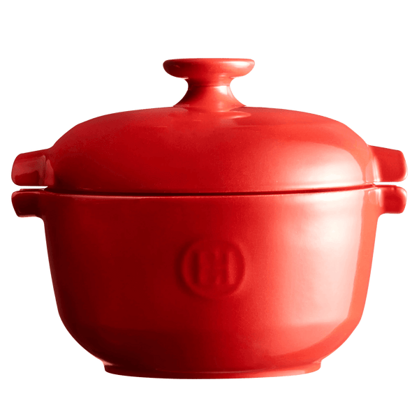 Emile Henry Rice Pot: Burgundy EH344577 – Zest Billings, LLC